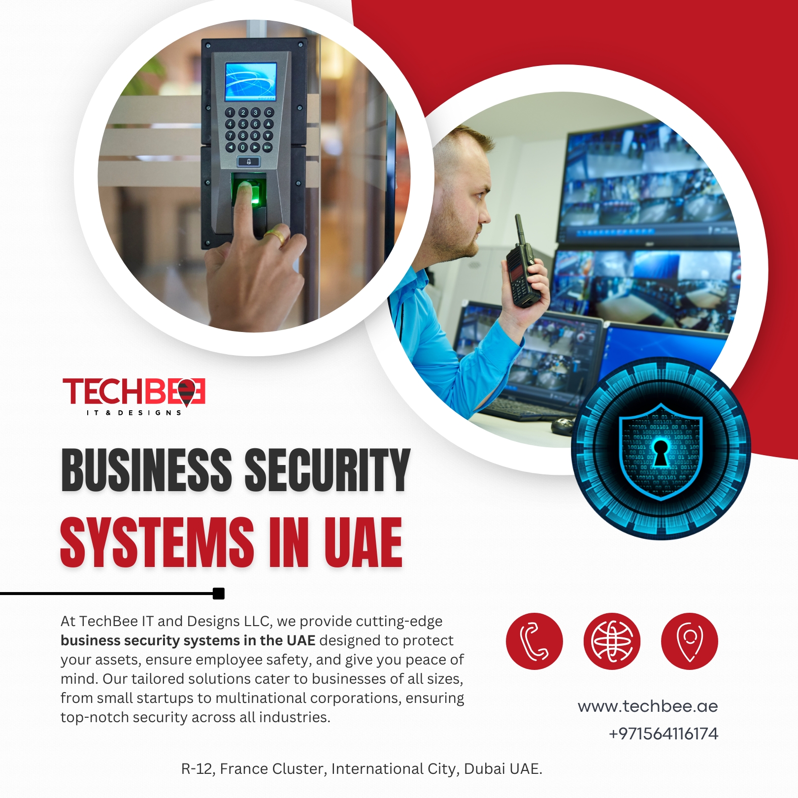 Business Security Systems in UAE - TECHBEE IT Solutions Company